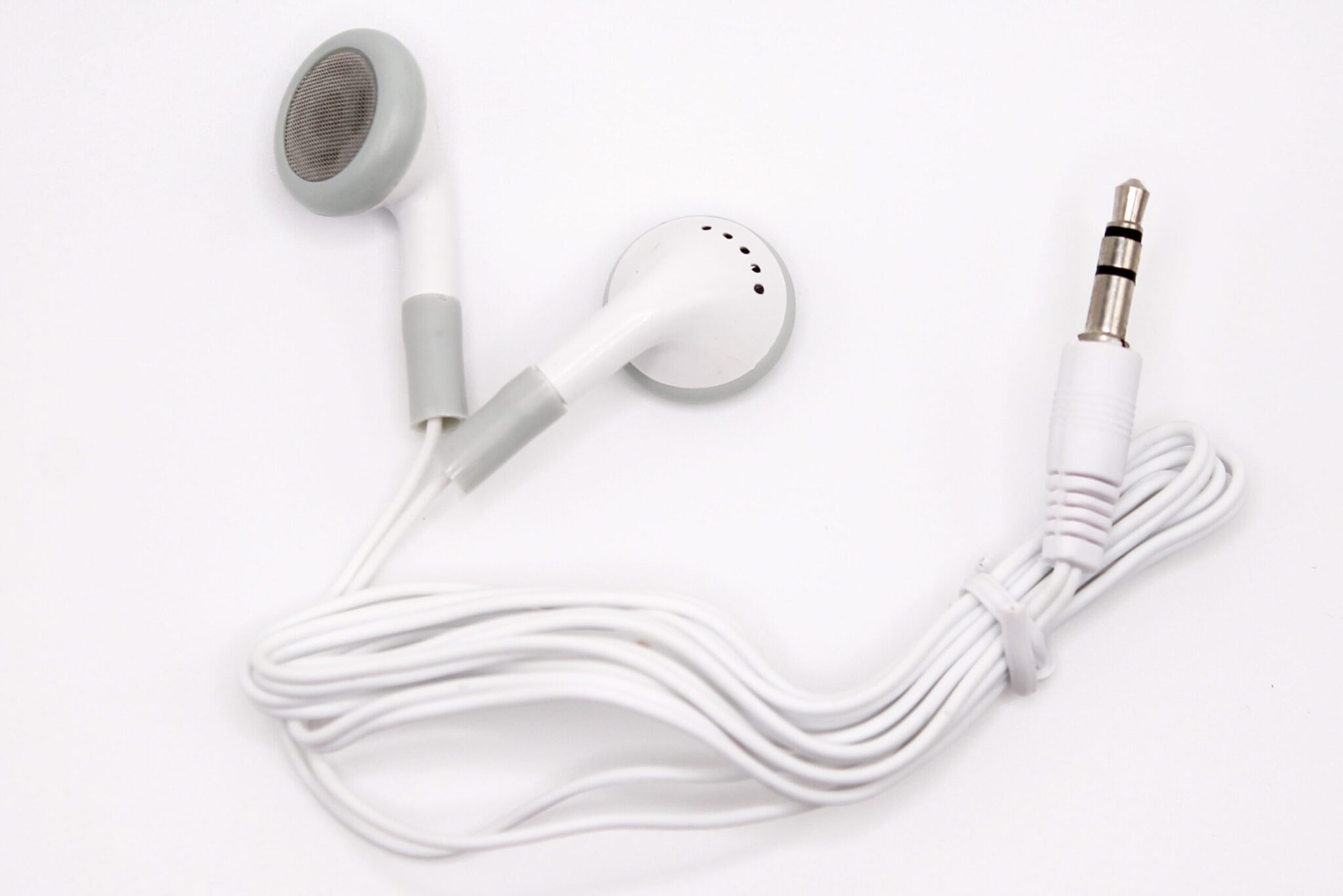 Stereo Long 6' Cable In-Ear Earbuds - Low Cost Earbuds