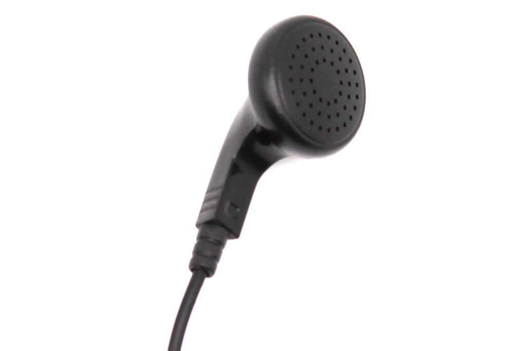 Mono Black 3.5mm Single Side Earbud - Low Cost Earbuds